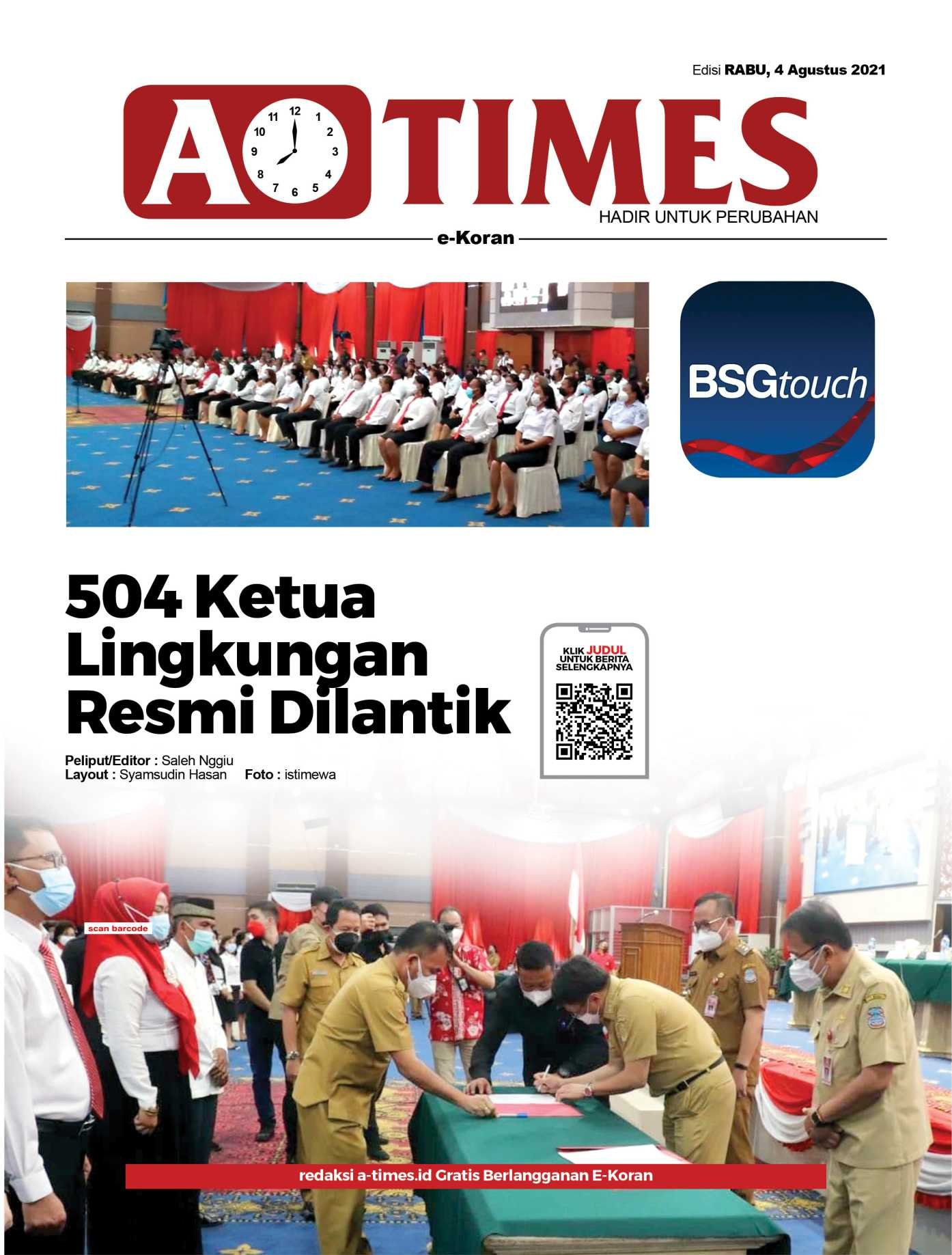 Edisi Rabu 4 Agustus 2021